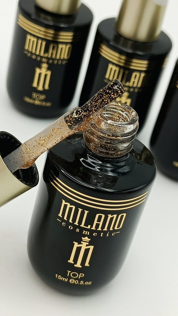 Milano Gold Shimmer Rubber Top – Milano Cosmetic Bulgaria